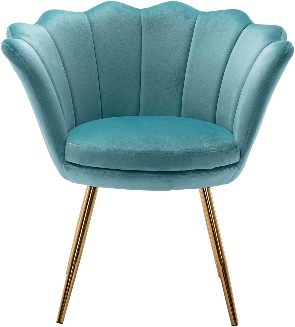 U-ToBe Living Room Chair, Mid Century Modern Retro Leisure Velvet ...