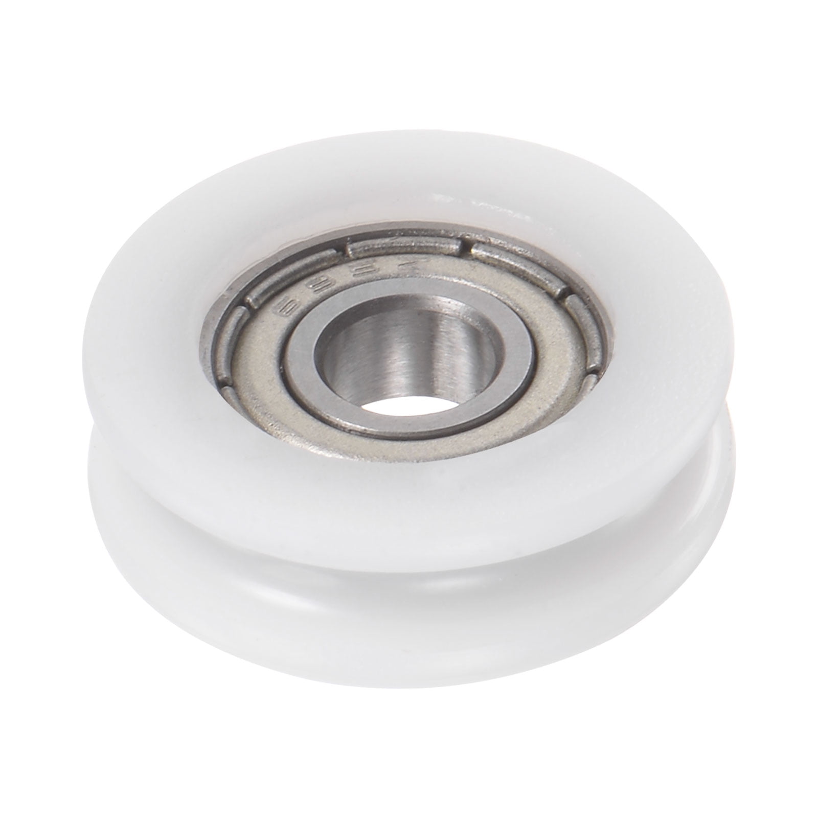 U Type Groove Pulley Nylon Coated Roller Bearing 5x19x6mm U Groove ...
