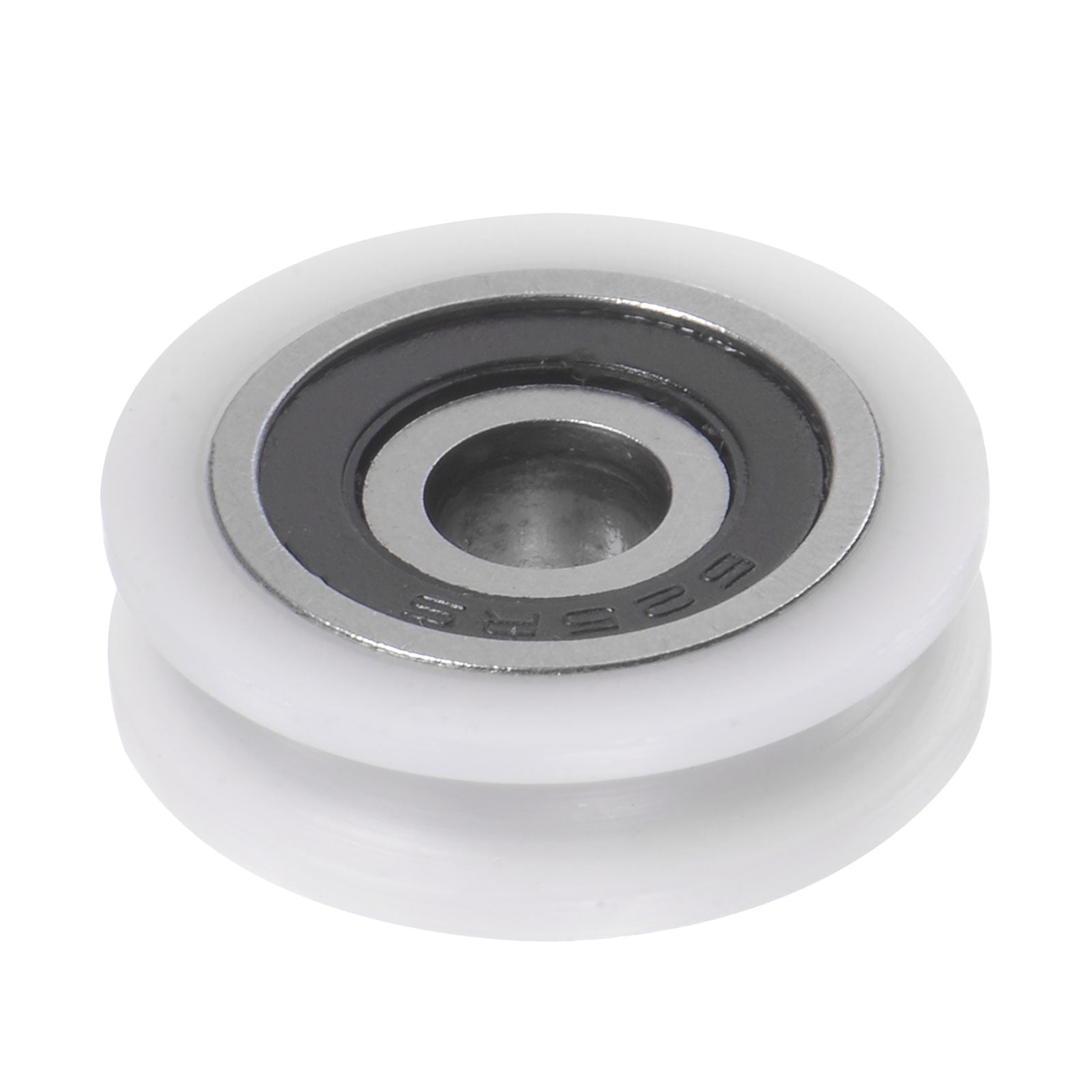 U Type Groove Pulley Nylon Coated Roller Bearing 5x21x6.8mm U Groove ...