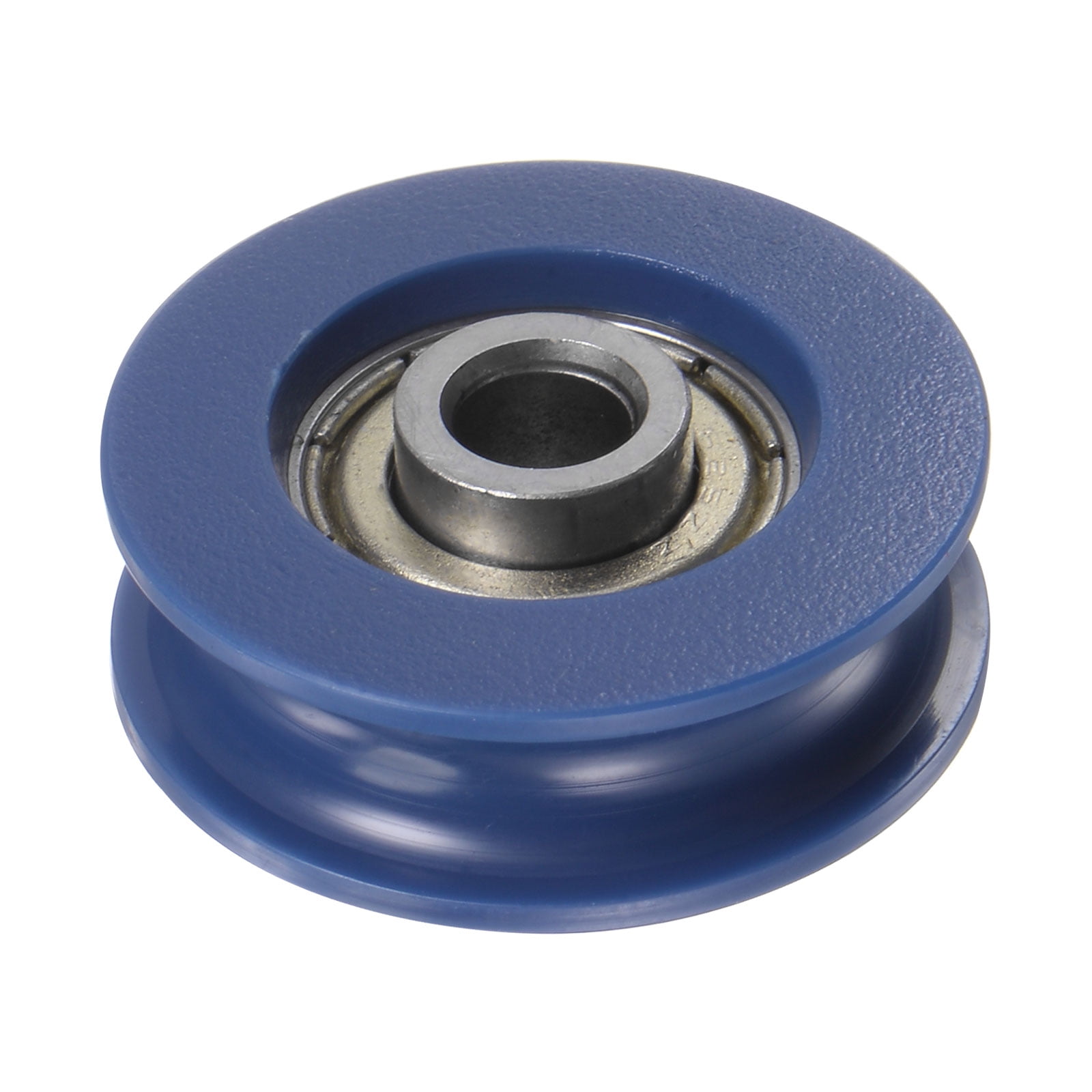 U Type Groove Pulley Nylon Coated Roller Bearing 5x25.5x10mm U Groove ...