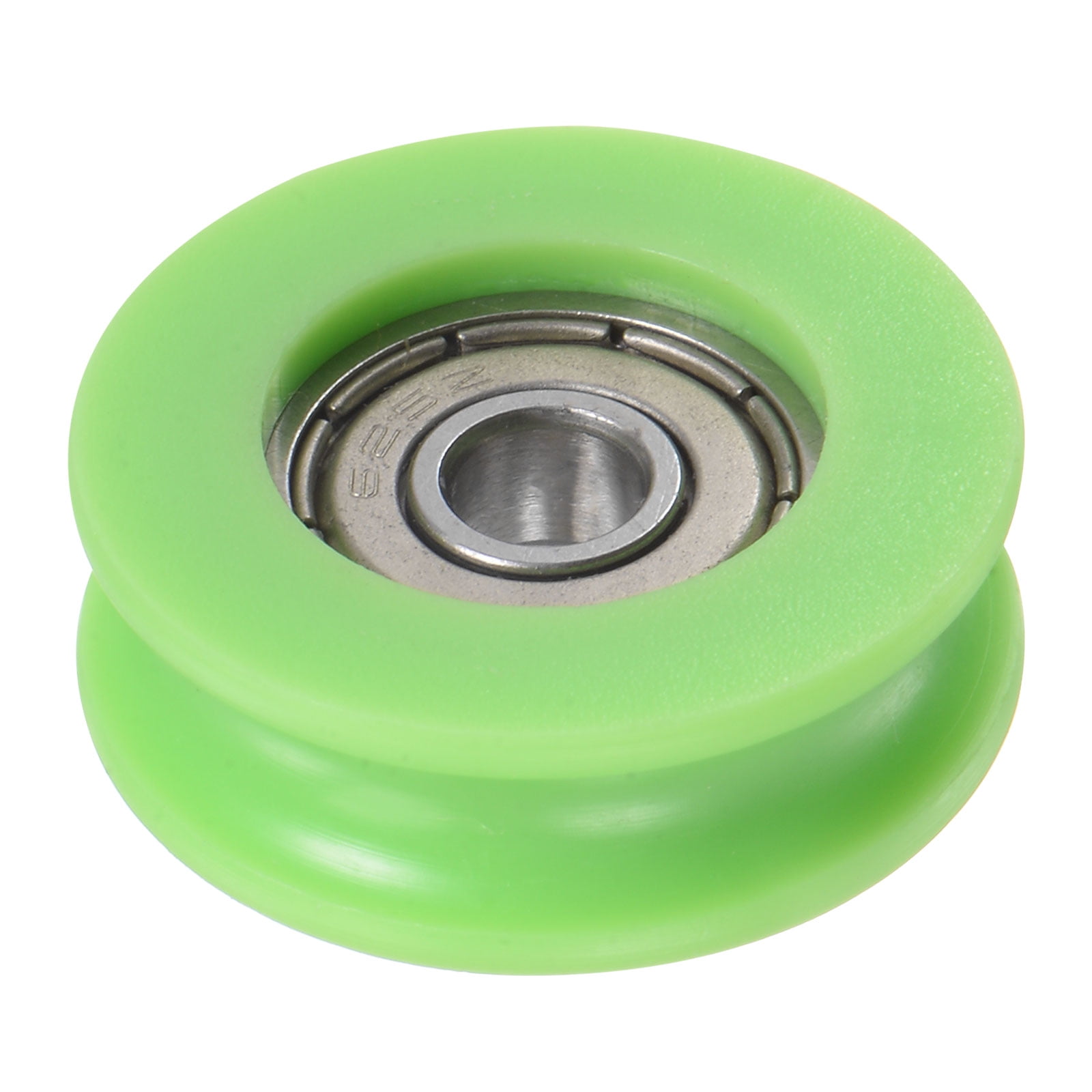 U Type Groove Pulley Nylon Coated Roller Bearing 5x25.5x8.5mm U Groove ...