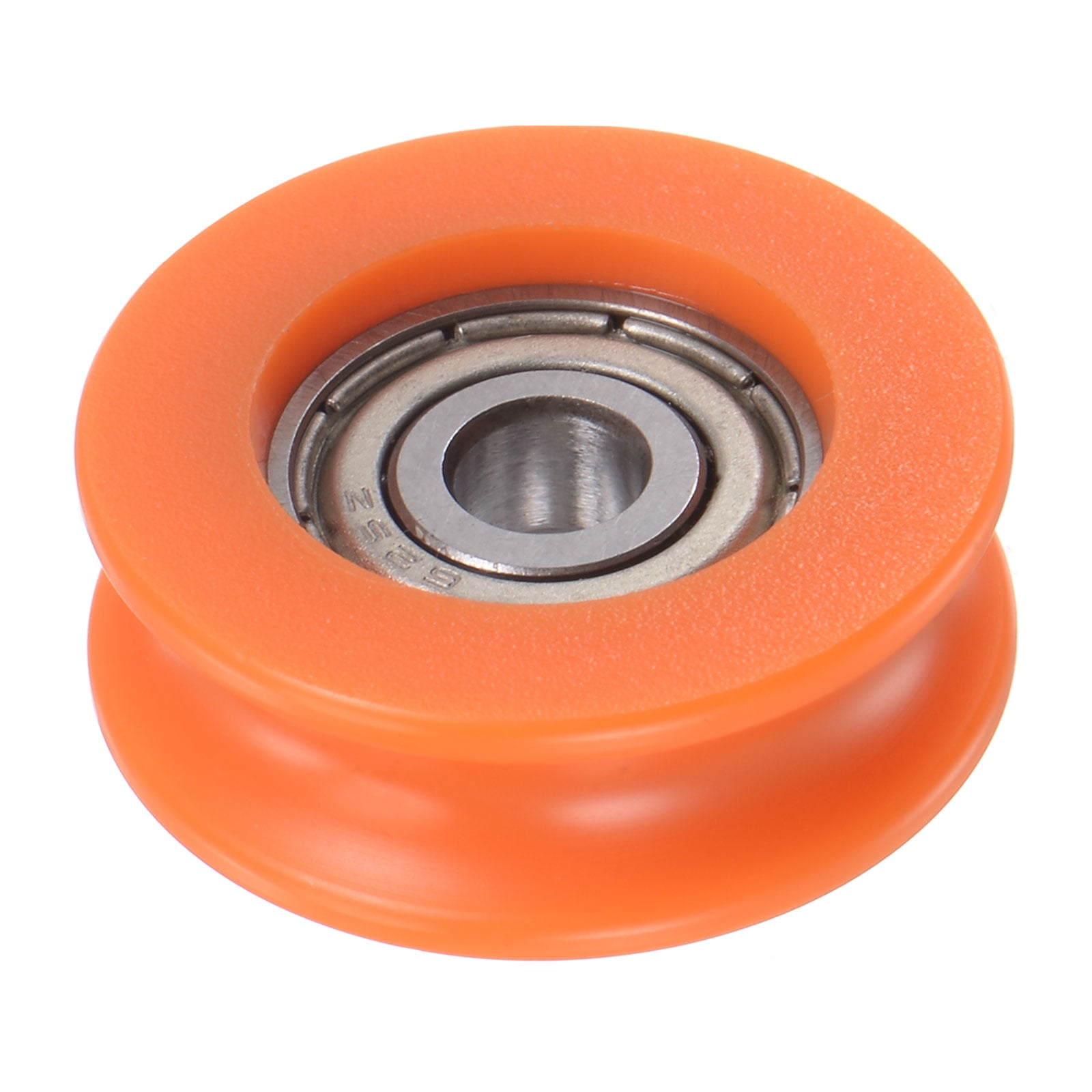 U Type Groove Pulley Nylon Coated Roller Bearing 5x25x8.7mm U Groove ...