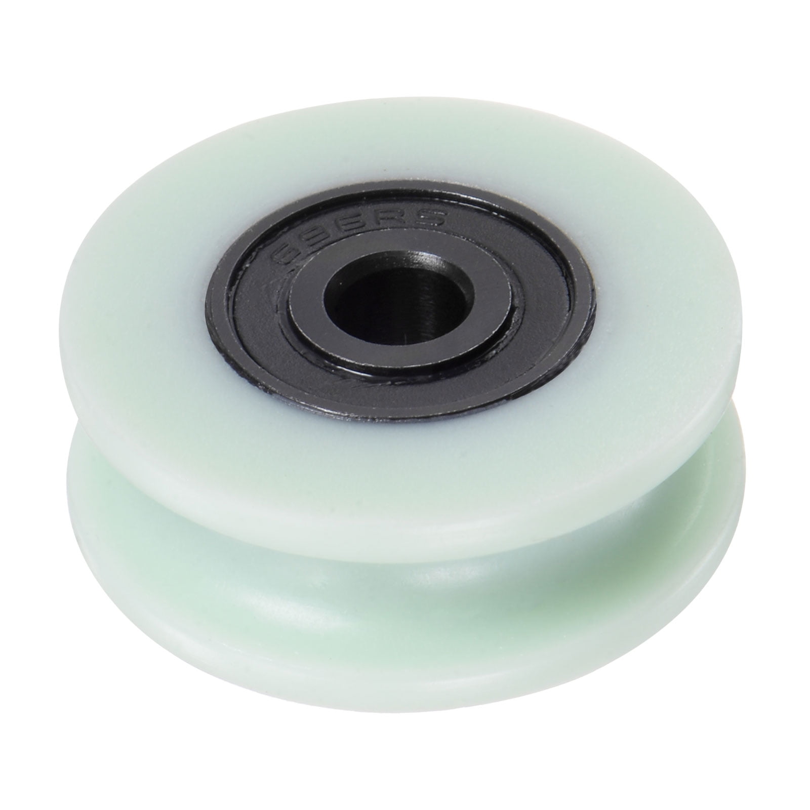 U Type Groove Pulley Nylon Coated Roller Bearing 5x26.5x10mm U Groove ...