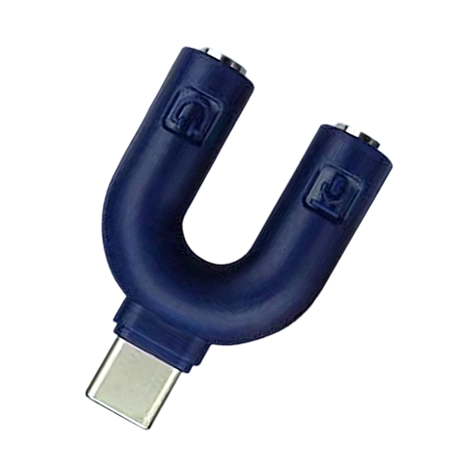U Type Headphone Type C to 3.5mm Headphones Y Splitter For Movie night ...