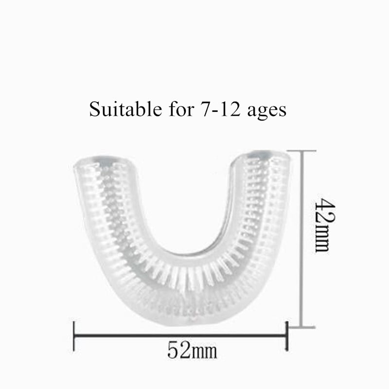 U Type Silicone Replacement Brush Head for Electric Toothbrush 360 ...