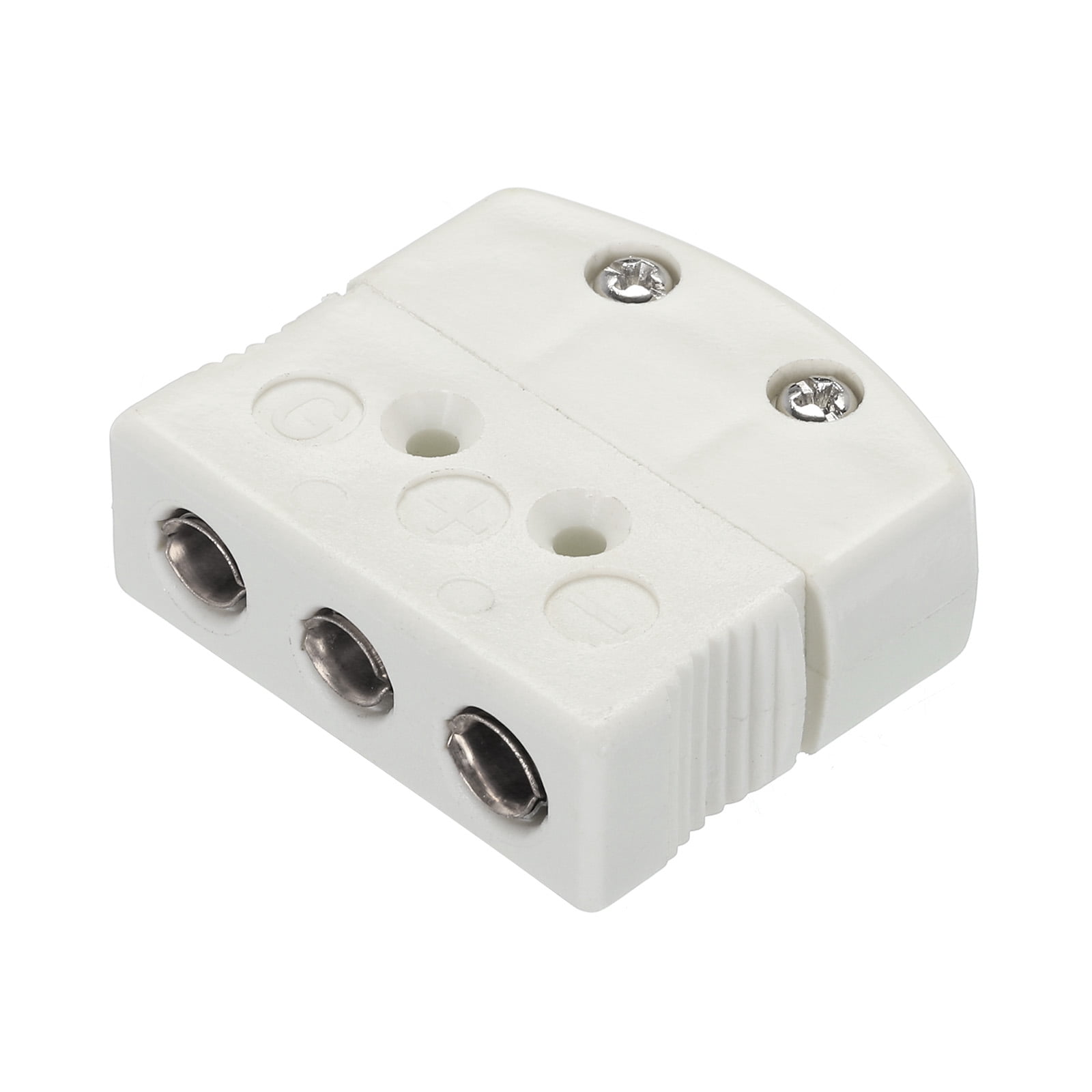 U Type Thermocouple Wire Connectors Female Plug Adapter with 3 Prong ...