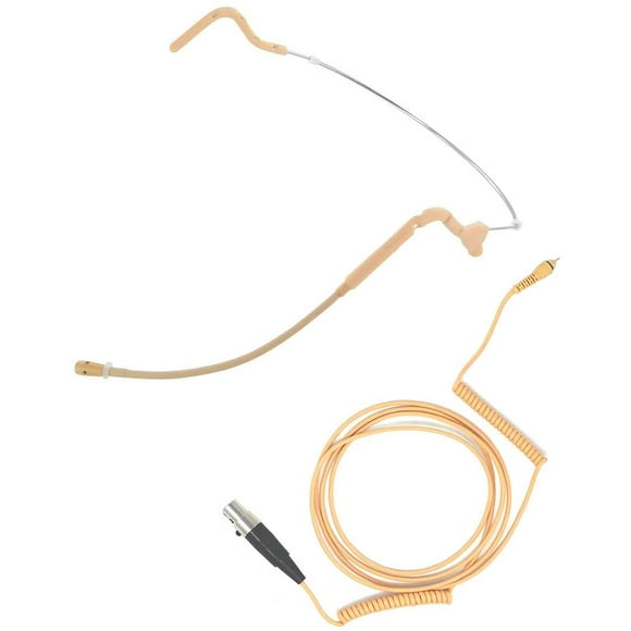 Headset Microphone Low Profile Mic Tan For Shure Wireless SLX PG ULX UT ...