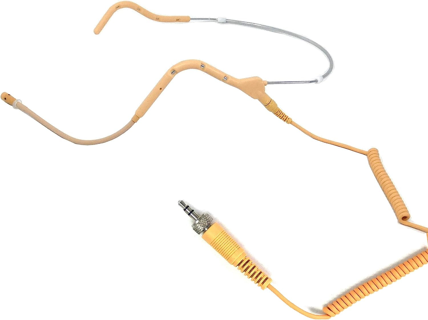 U-Voice UVG20 Tan Color Headset Microphone with Detachable Coiled Cable ...