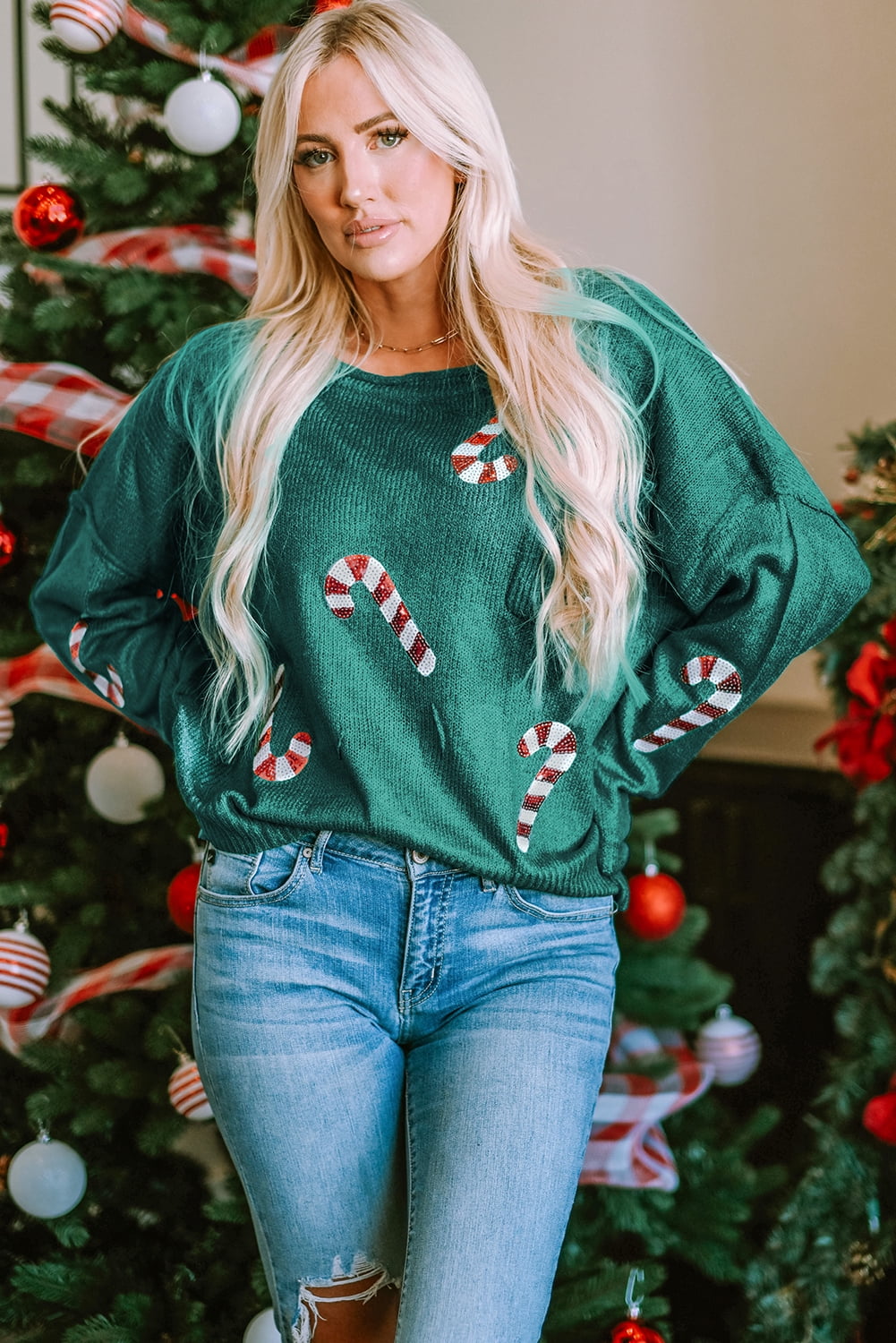 U.Vomade Sparkling Sequin Sweater - Festive Man Candy GB, Chic Style ...