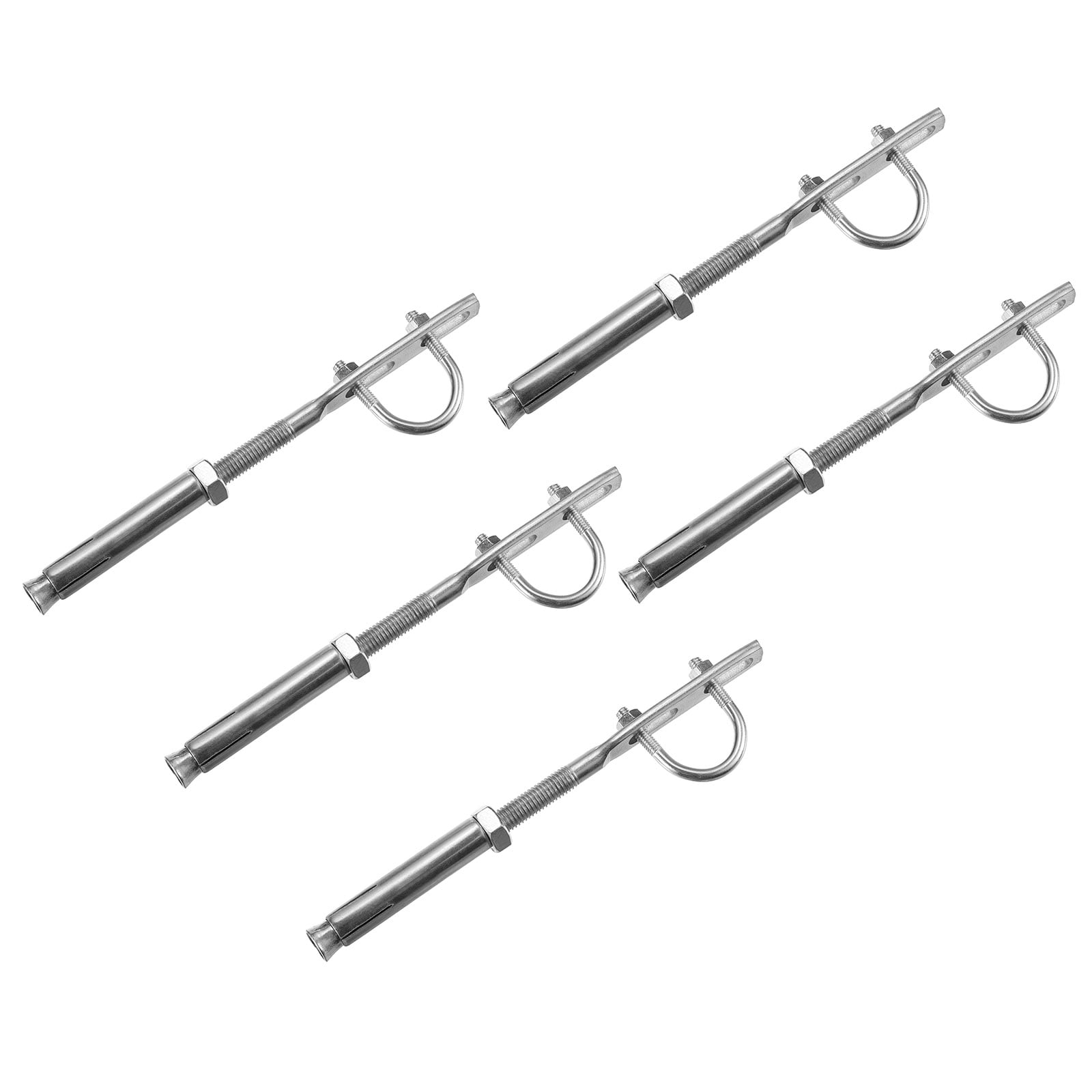 U-bolt Pipe Clamp with Expansion Screw, 5 Pack Fit 1"(25mm) Pipe ...