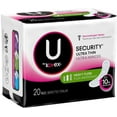 U by Kotex Ultra Thin Pads, Long, Individually Wrapped, 20 Ct, 2 Pack ...