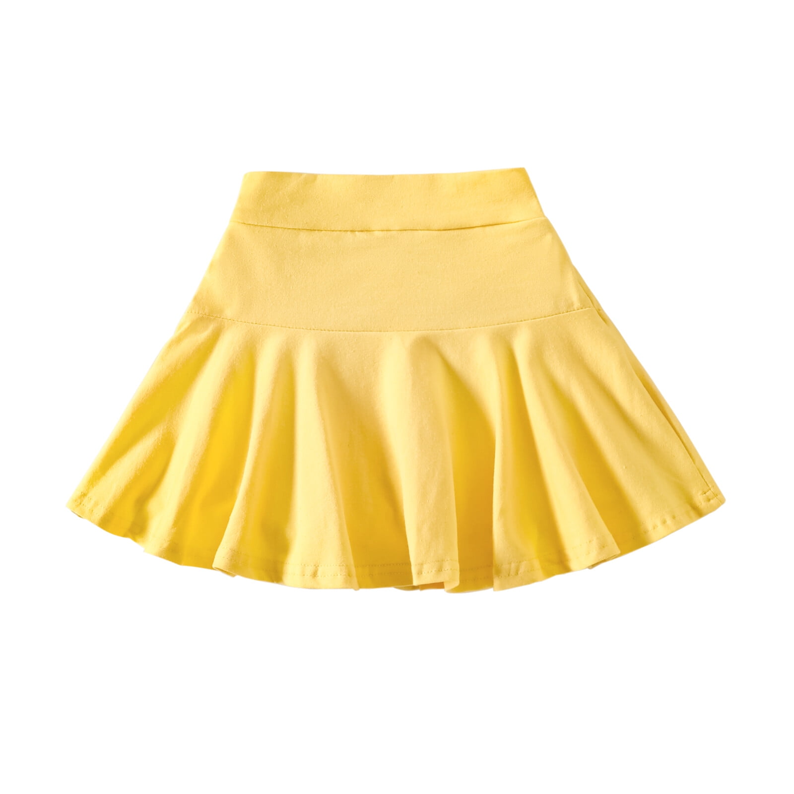 U·nikaka Toddler Baby Girl Skorts Flared Plain Pleated Skater Skirts ...