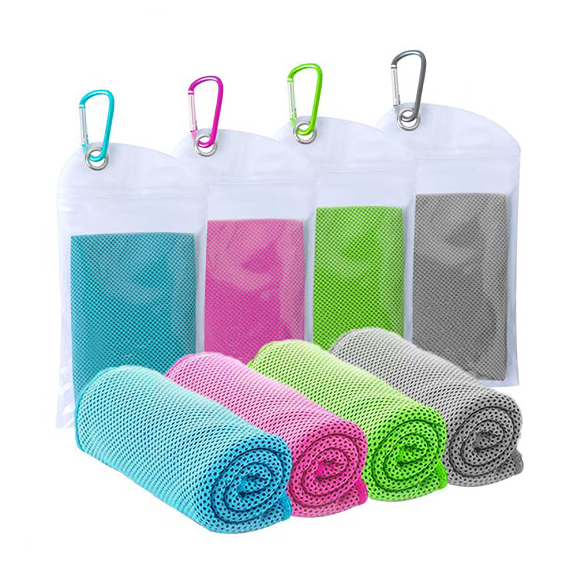 U-pick 4 Packs Cooling Towels for Necks Sports Towels Cool Suitable for ...