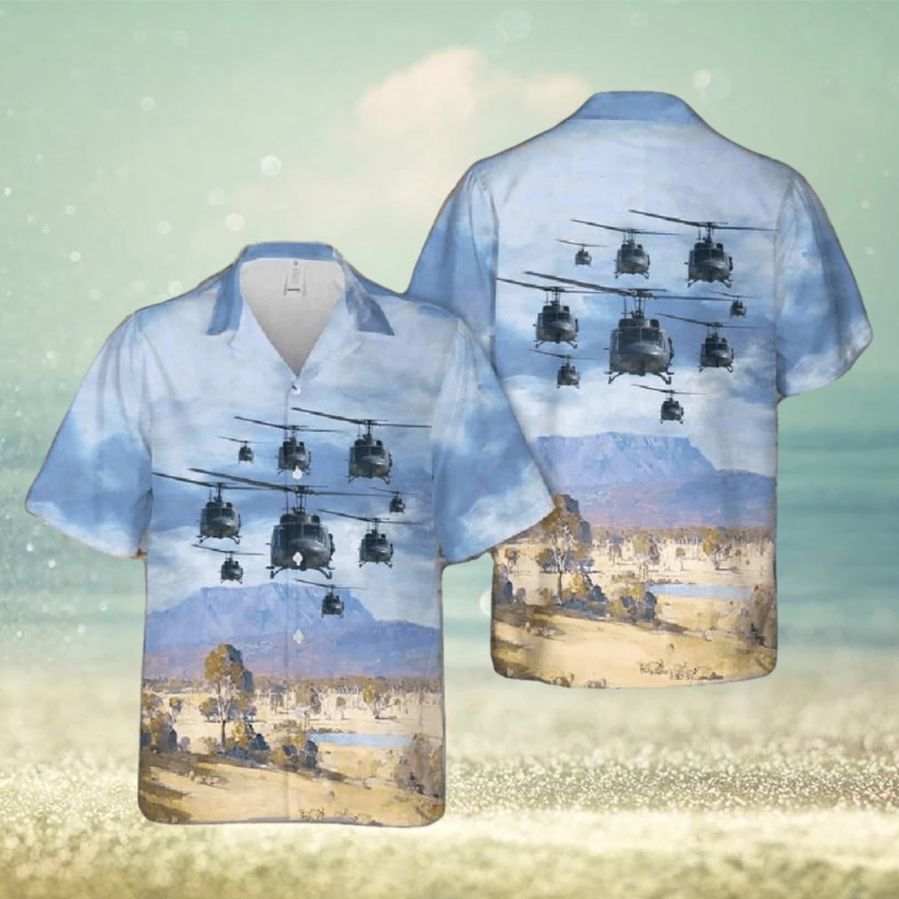 U.s Air Force 40th Flight Test Squadron Bell Uh 1 Huey Hawaiian Shirt ...