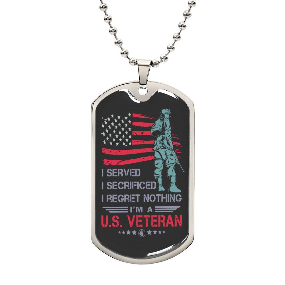 U.s. Spec Army Navy Military Dog Tag Necklace - Graphic Military Dog ...