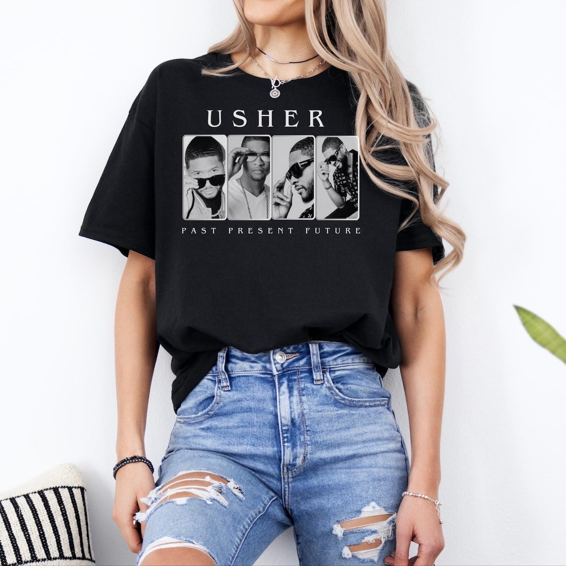 U.sh.er Past Present Future, Concert, Unisex shirt world tour - Walmart.com