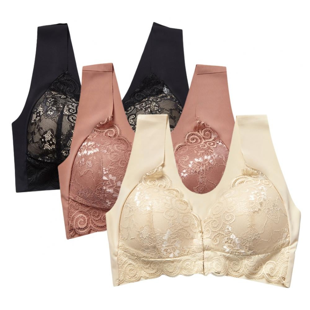 U-shape Back Thin Bralette,Women Thin Section Nursing Bra,Front Closure ...