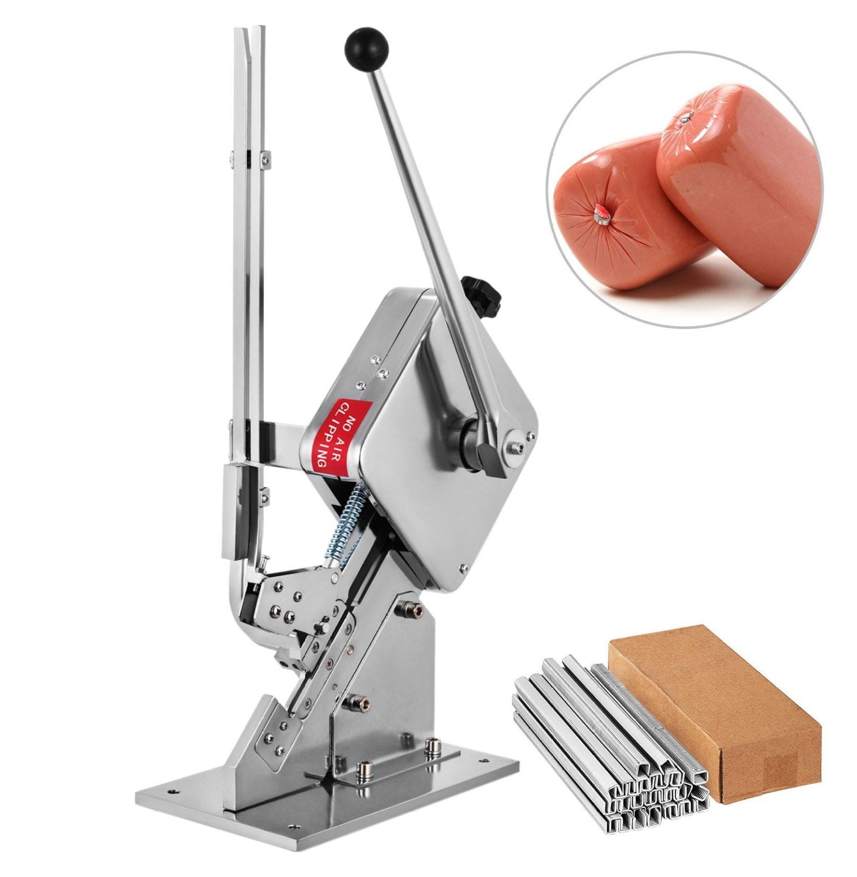 U-shape Sausage Clipper Clipping Machine, Manual Sausage Clipper ...