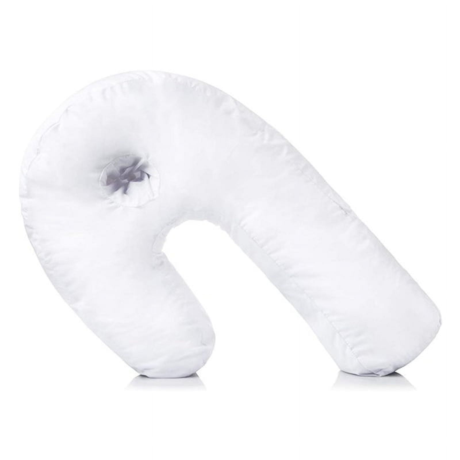 U-Shape Side Sleeper Pro Neck & Back Pillow with Ear Hole for Shoulder ...