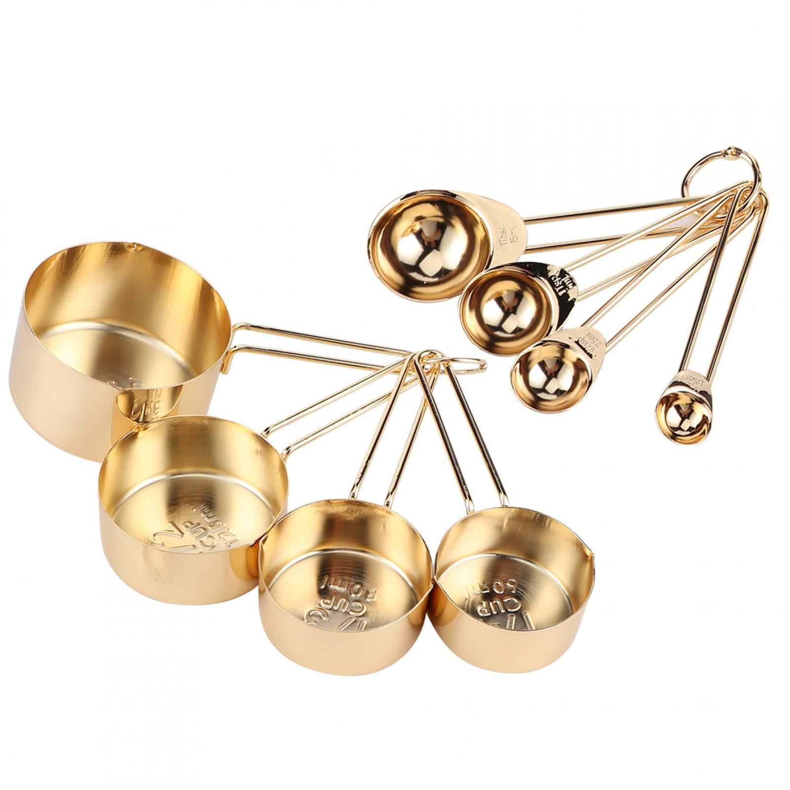 8Pcs U-shaped Food-grade Baking Measuring Cup and Spoon Set, Stainless ...