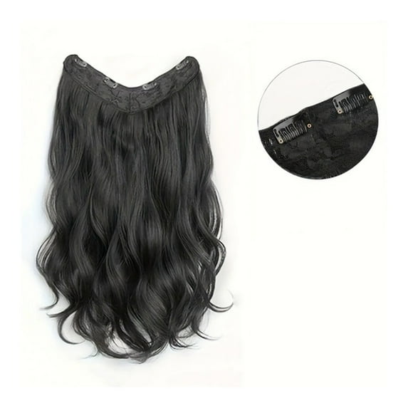 U-shaped Clip In Hair Extensions 3/4 Full Head Instant One Piece Long ...