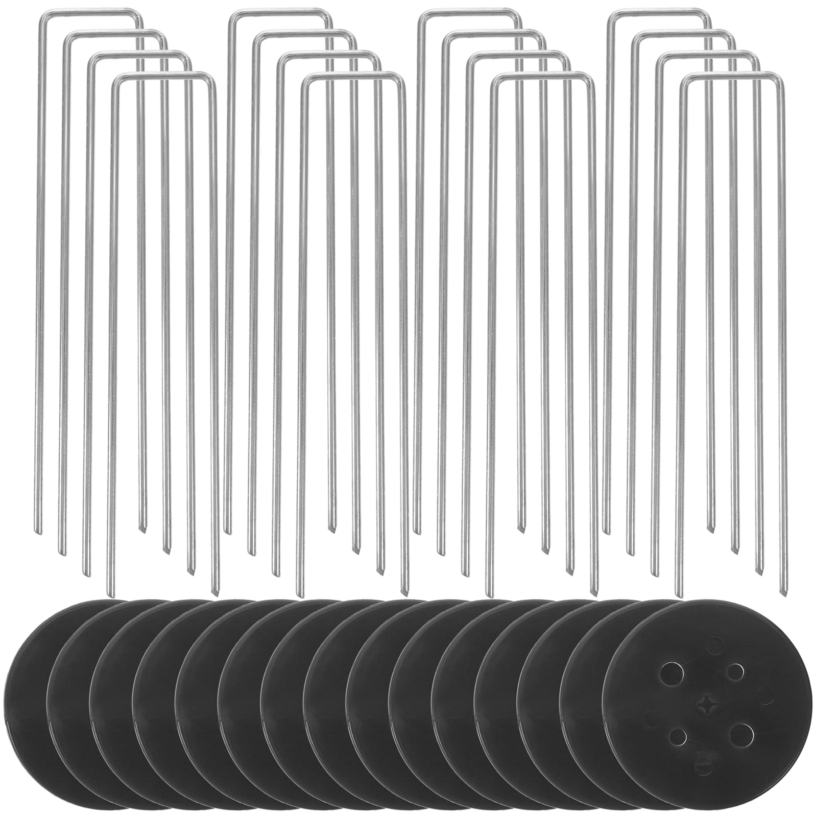 U-shaped Ground Nail Gardening Lawn Stakes Camping Tent Peg Accessories ...