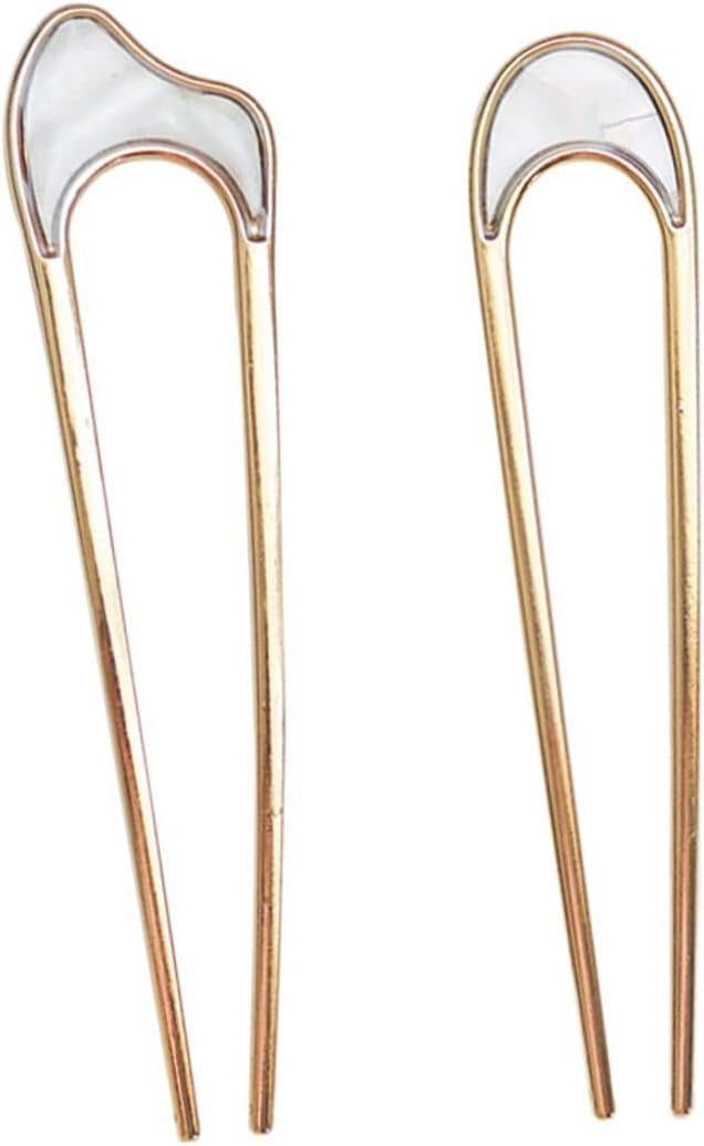 U-shaped Hairpin Bun Hair Pieces for Women Japanese Hair Pin Hairpins ...