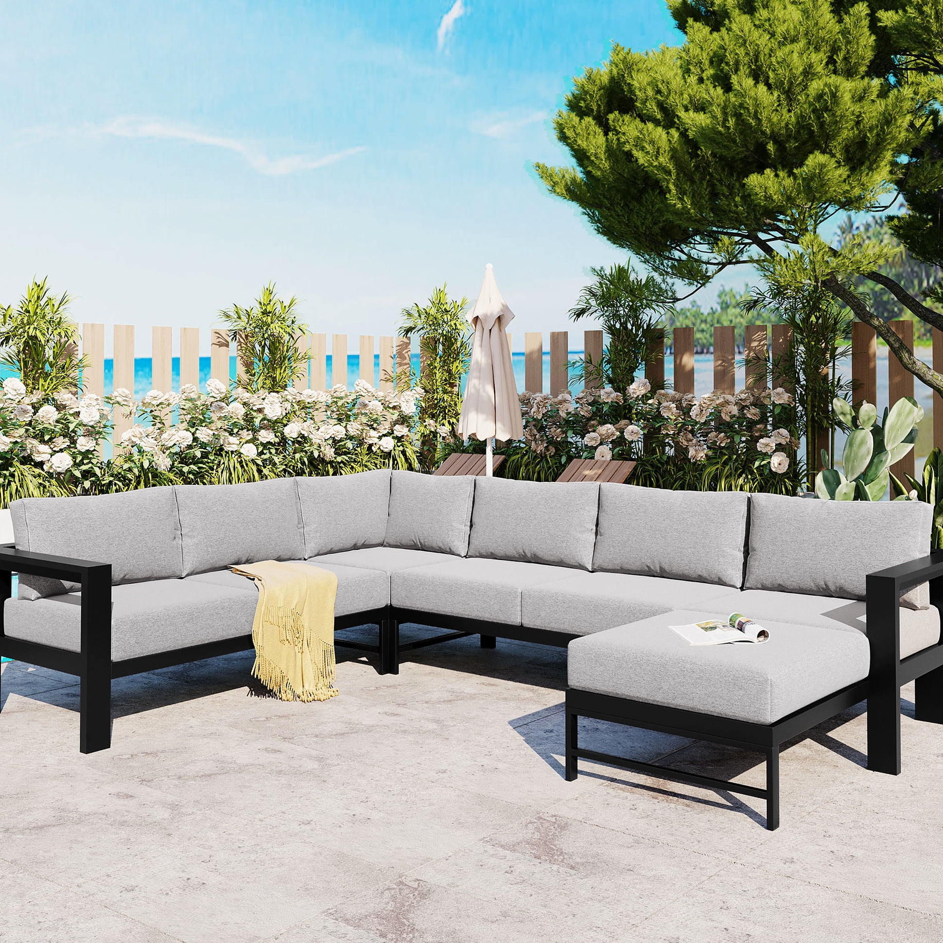 U-shaped Multi Outdoor In Grey, With Corrosion Aluminum And For ...