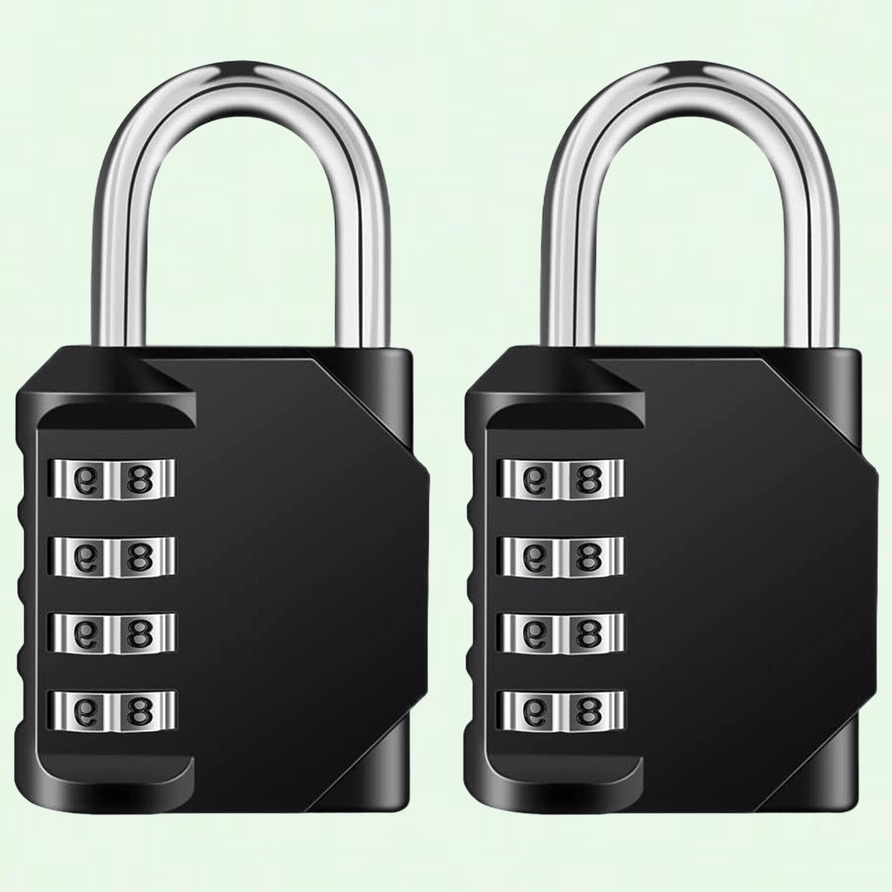U-shaped Padlock, 5-Digit Combination Lock for Gym Lockers and Tool ...