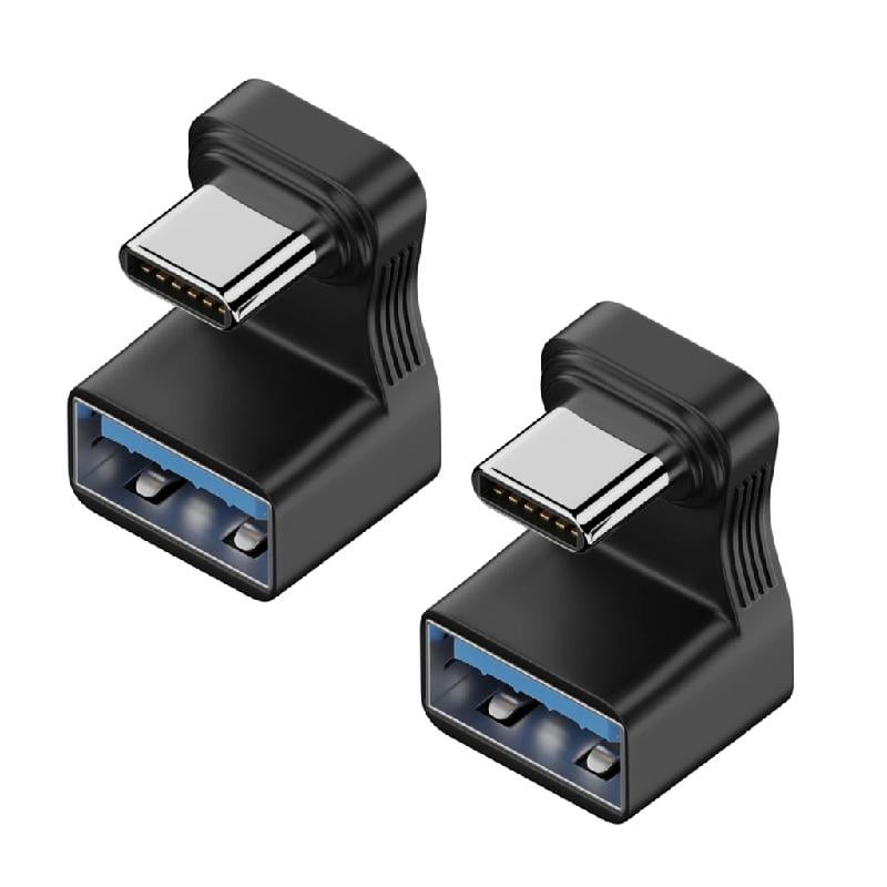 U-shaped USB 3.1 Type C Male to Female 1 to 2 Adapter PD100W 4K60HZ ...