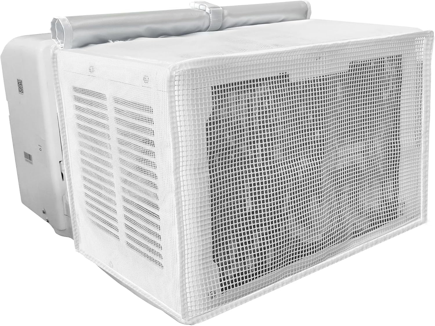 U-shaped Window AC Cover: PVC Mesh for U Shape Window Air Conditioner 8000 10000 12000 BTU ...