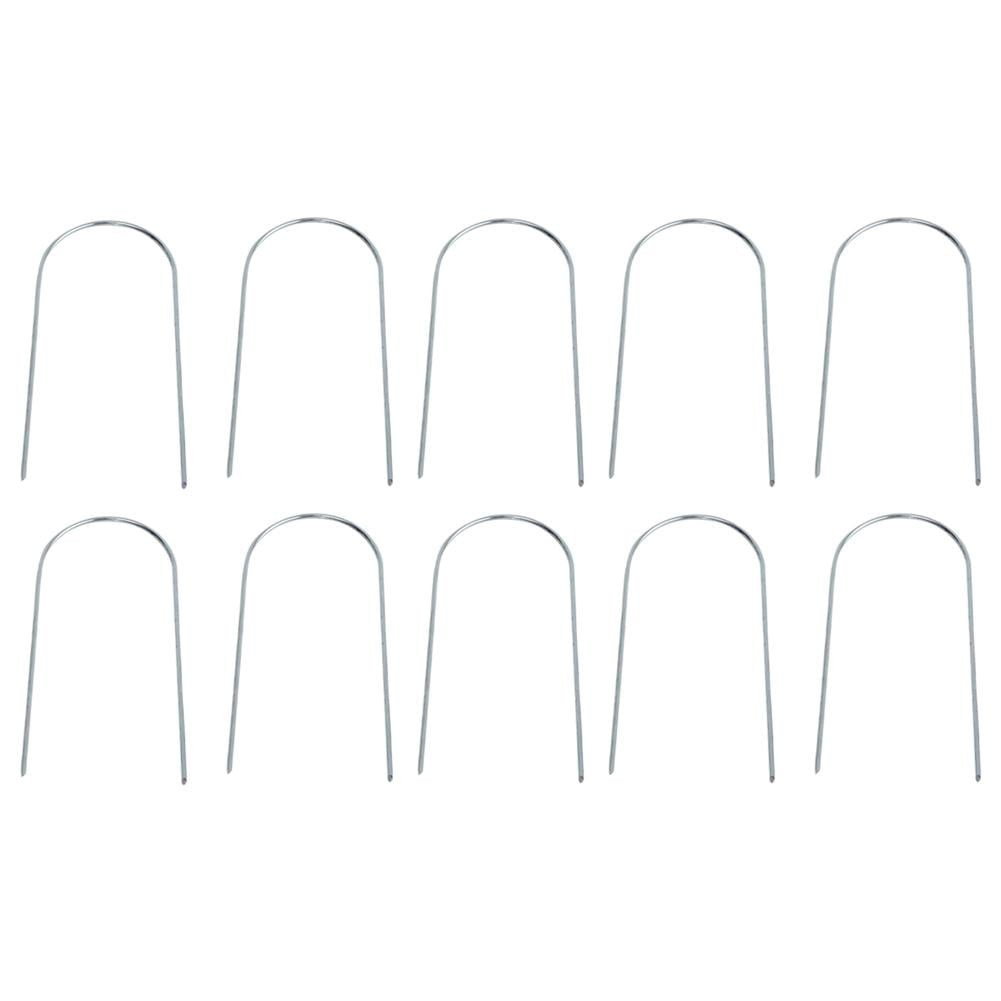 U-type Garden Staples Heavy-duty Fence Stakes Sod Pins Landscape Spik ...