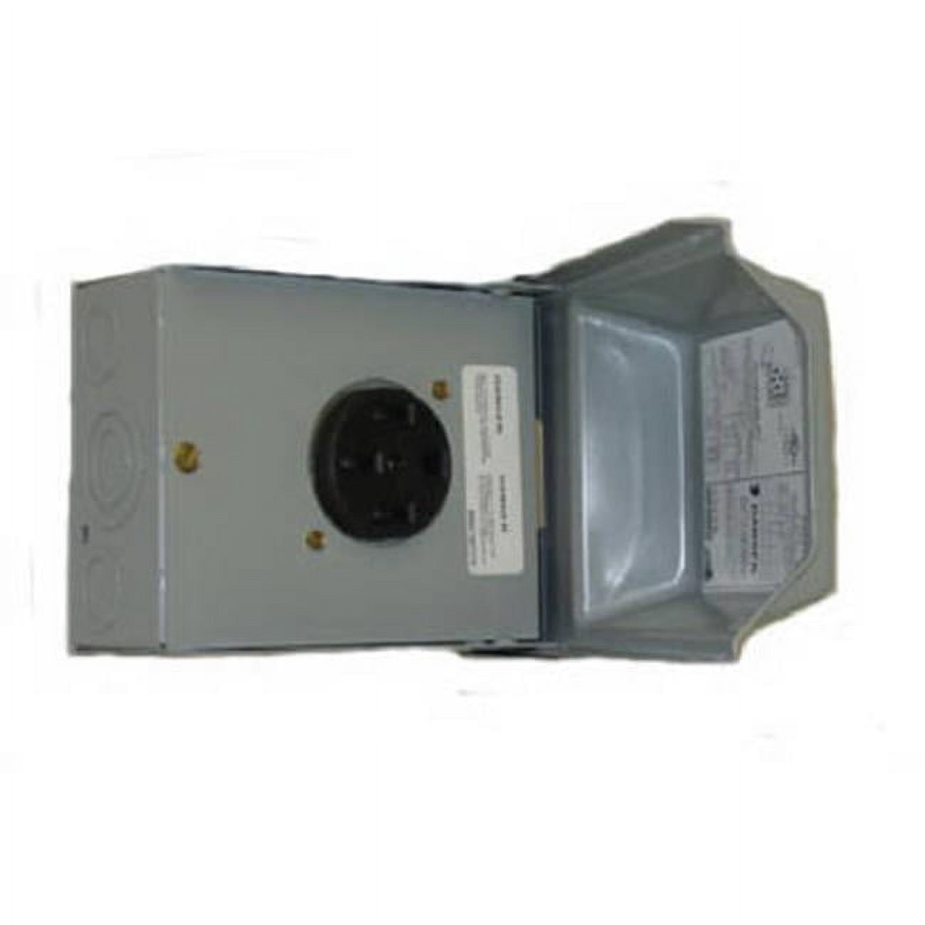 U054P Midwest Electric 50A, 120 & 240V, Outdoor Raintite Receptacle ...