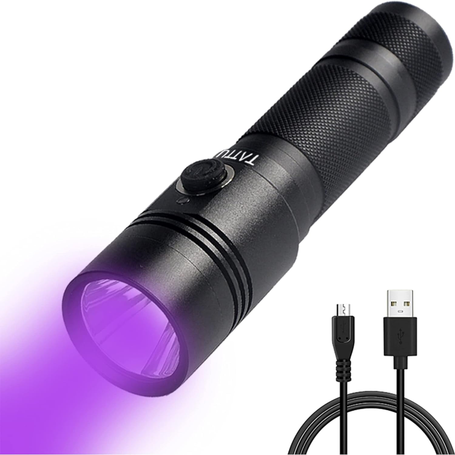 U1 UV flashlight rechargeable 395nm black light torch Blacklight 5W ...