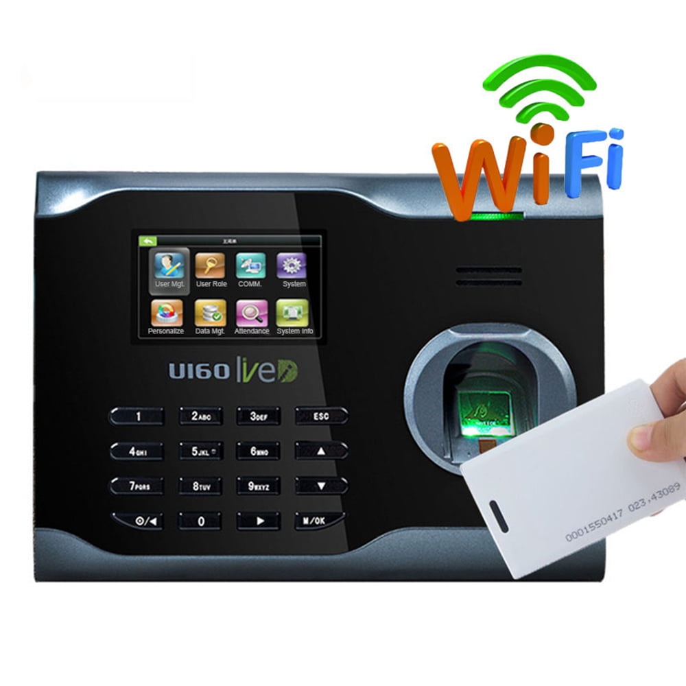 U160 TCP/IP USB Biometric Fingerprint Time Attendance Time Clock ...