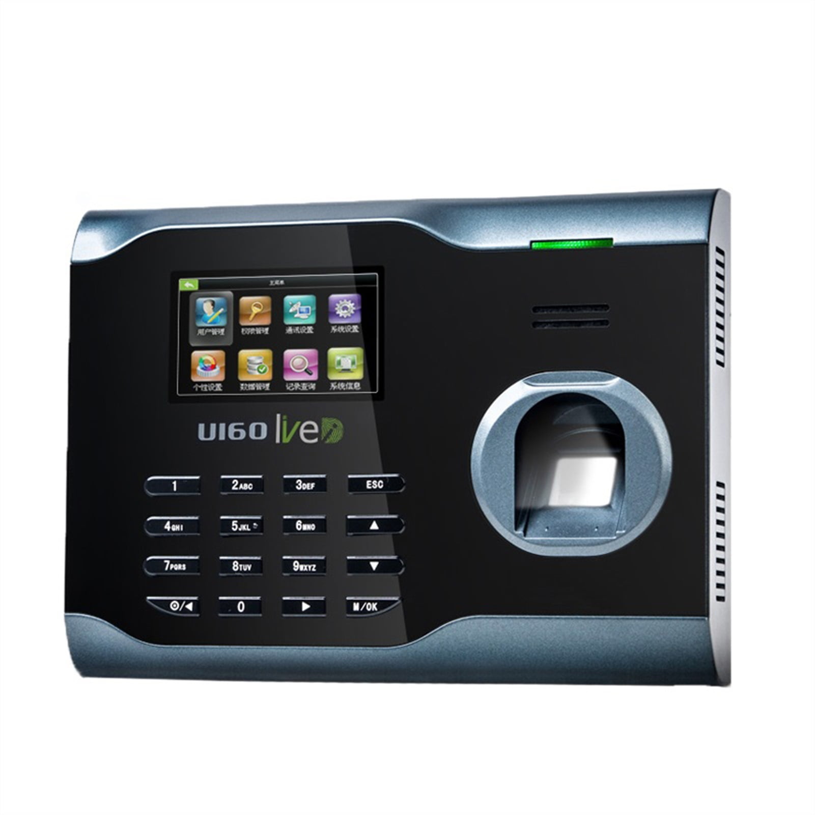 U160 Wifi Tcp Ip Usb Time Clock Biometric Fingerprint Time Clock Office Attendance System