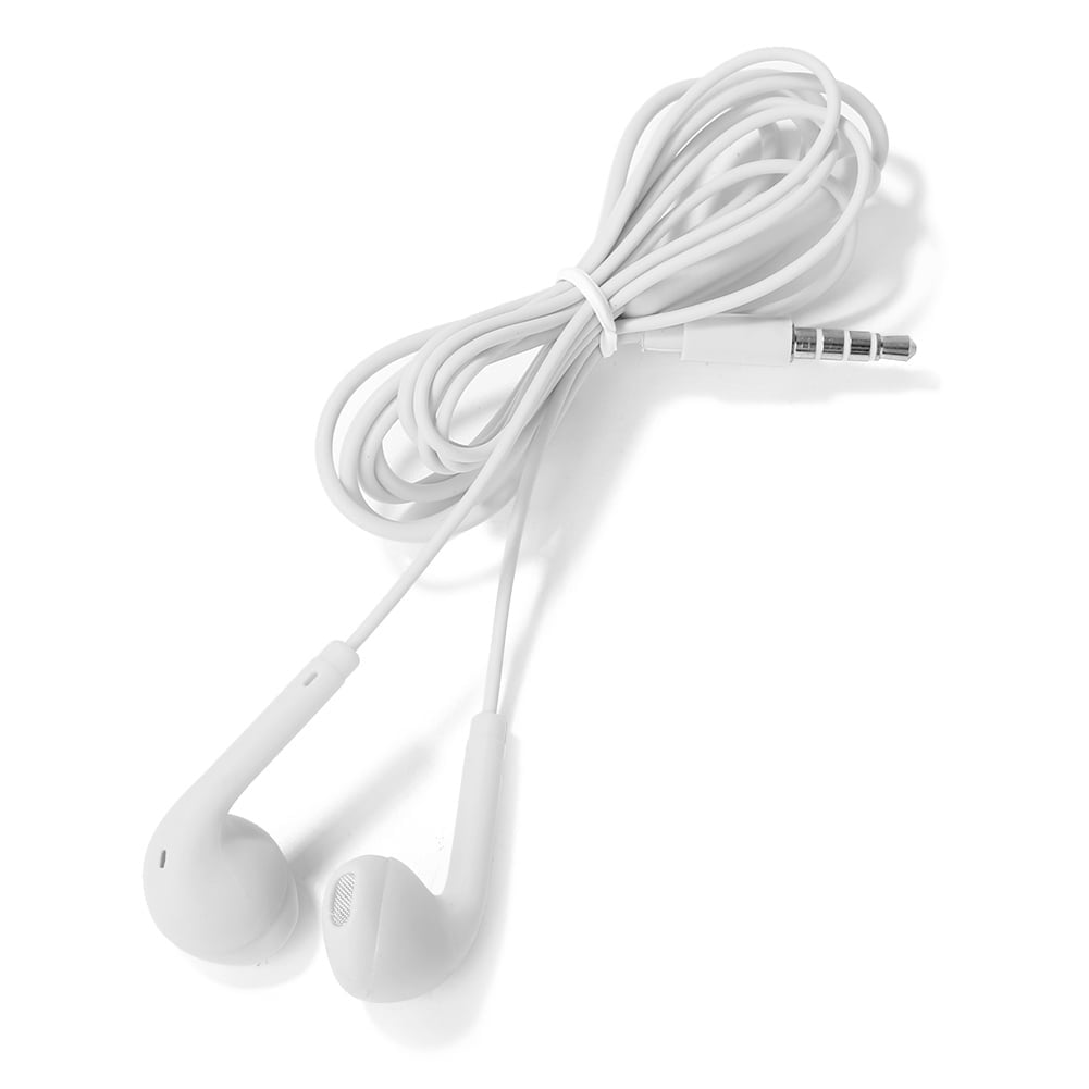 U19 Wired Earbuds Earphones with Noise Canceling Mic 3.5mm Jack (White ...