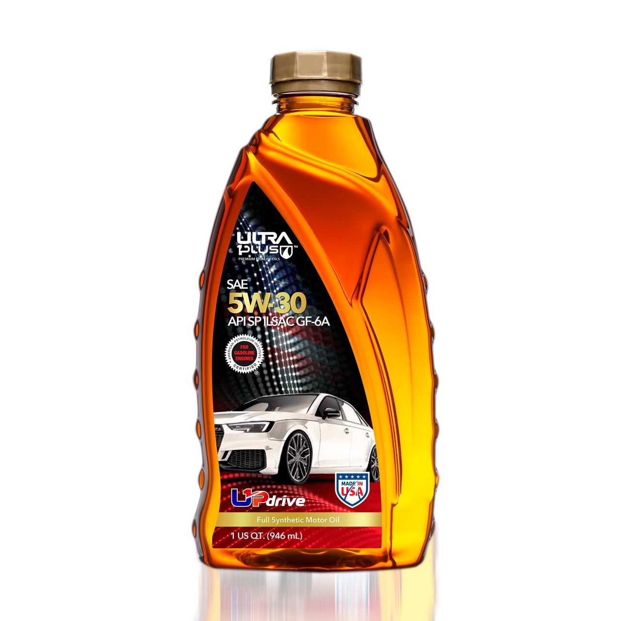 U1P-Drive SAE 5W-30 Full Synthetic Motor Oil, API SP, ILSAC GF-6A ...