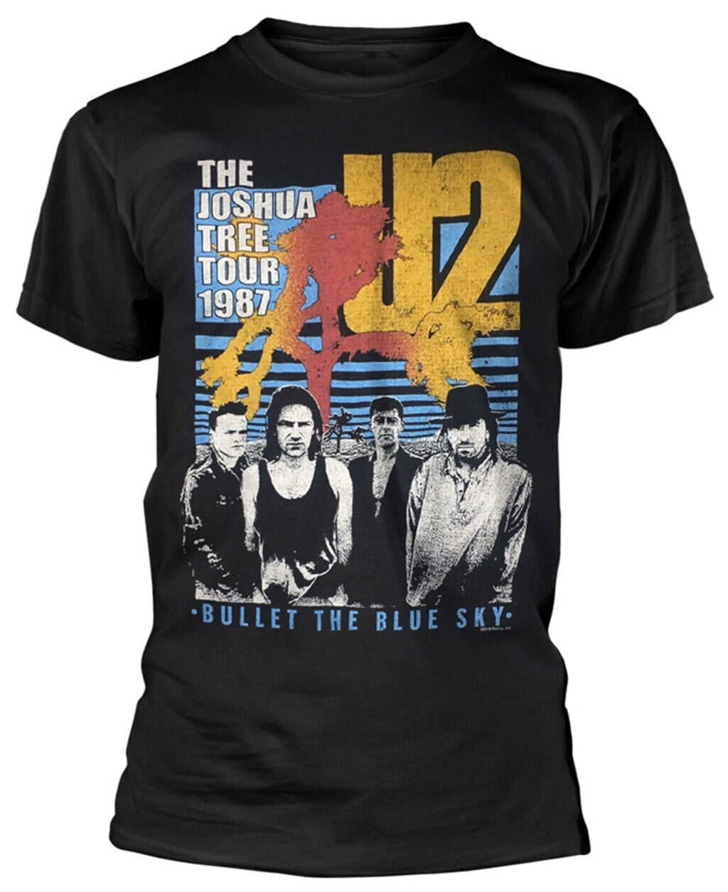 U2 Bullet The Blue Sky T-Shirt OFFICIAL - Walmart.com