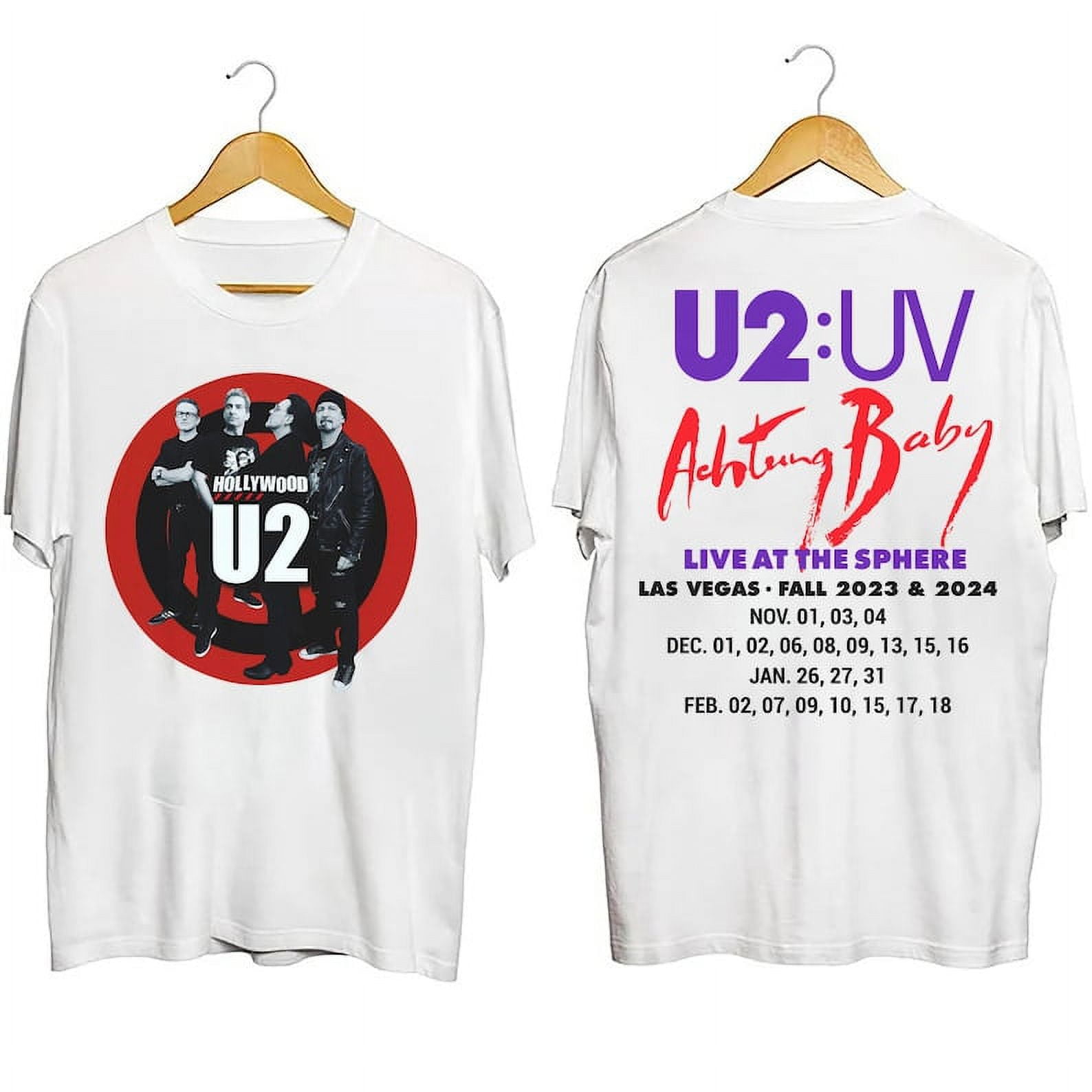 U2 Music Band PNG, Double Side PNG, Achtung Baby World Tour 2023 PNG, Digital Download - Walmart.com