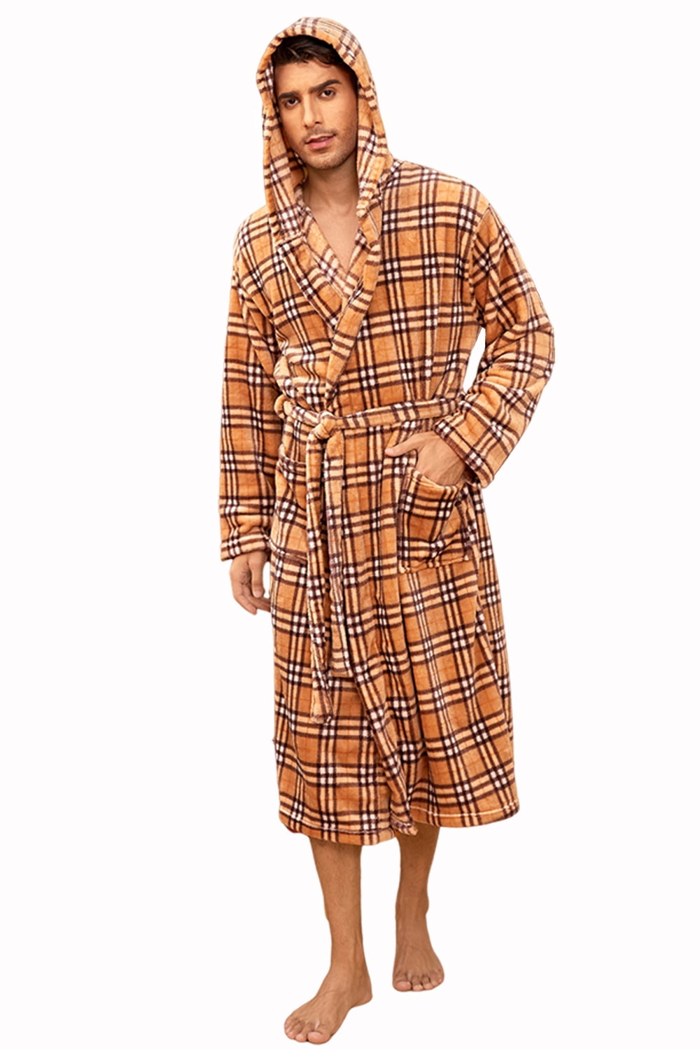 U2SKIIN Mens Fleece Robe with Hood, Soft Bathrobe Plush Robes for Men ... U2SKIIN Mens Fleece Robe with Hood, Soft Bathrobe Plush Robes for Men ...