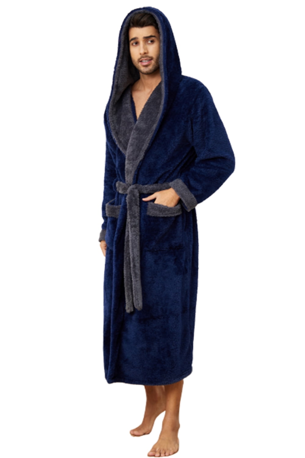 U2SKIIN Mens Hooded Robe, Big and Tall Full Length Plush Robe for Men ... U2SKIIN Mens Hooded Robe, Big and Tall Full Length Plush Robe for Men ...
