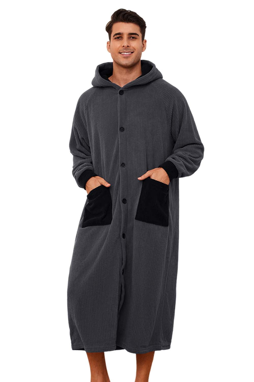 U2SKIIN Mens Hooded Robe, Plush Fleece Bathrobes for Men Long Cozy Warm ... U2SKIIN Mens Hooded Robe, Plush Fleece Bathrobes for Men Long Cozy Warm ...