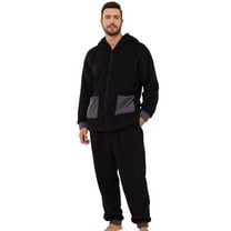U2SKIIN Mens Plush Warm Pajama Sets Soft Fluffy Long Fuzzy Sleepwear ...