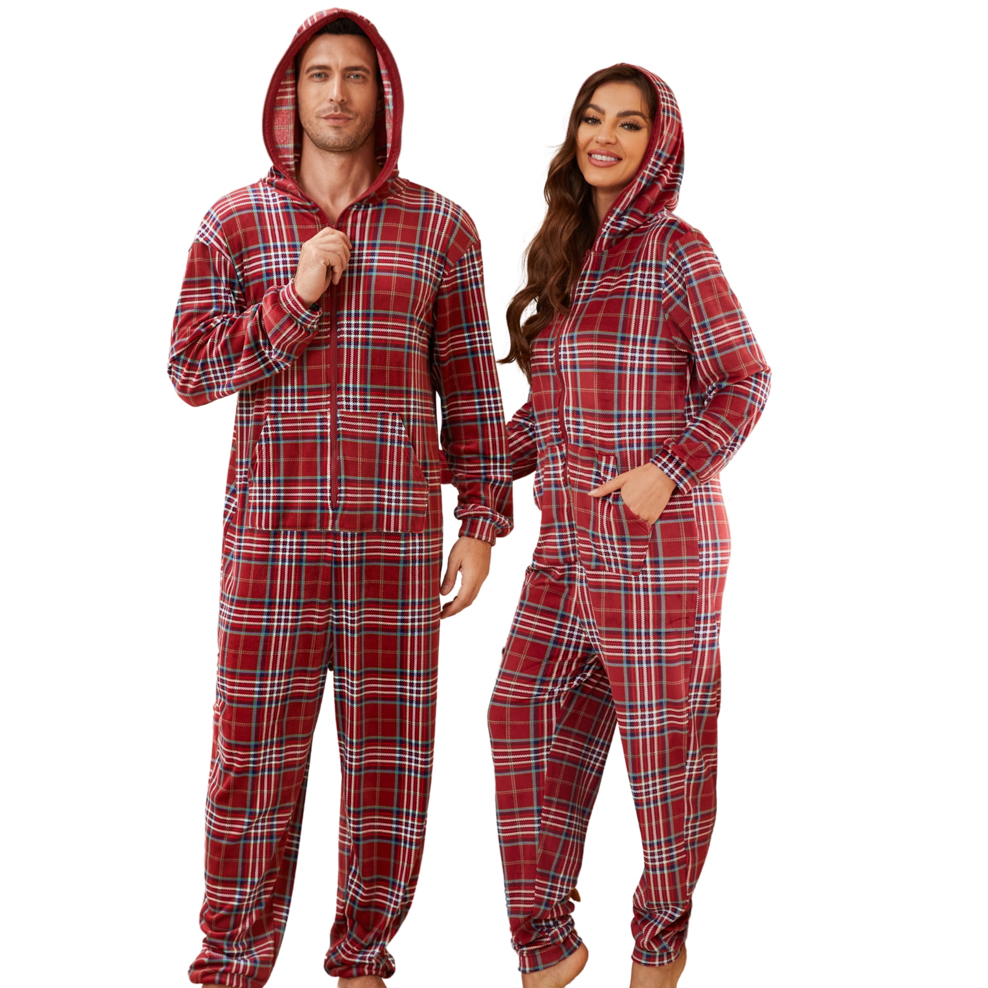 Walmart Black Friday Deals 2025 U2SKIIN Pajamas for Men Onesie, Zipper ...