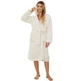 U2SKIIN Women Fuzzy Robes, Hooded Soft Long Plush Fluffy Bathrobes(Off ...