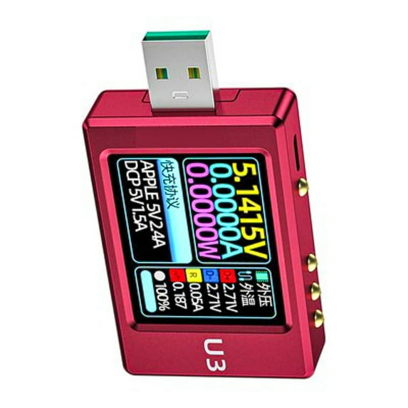U3 Current Voltmeter USB Tester QC5 Detect Fast Charge Protocol Ripples ...