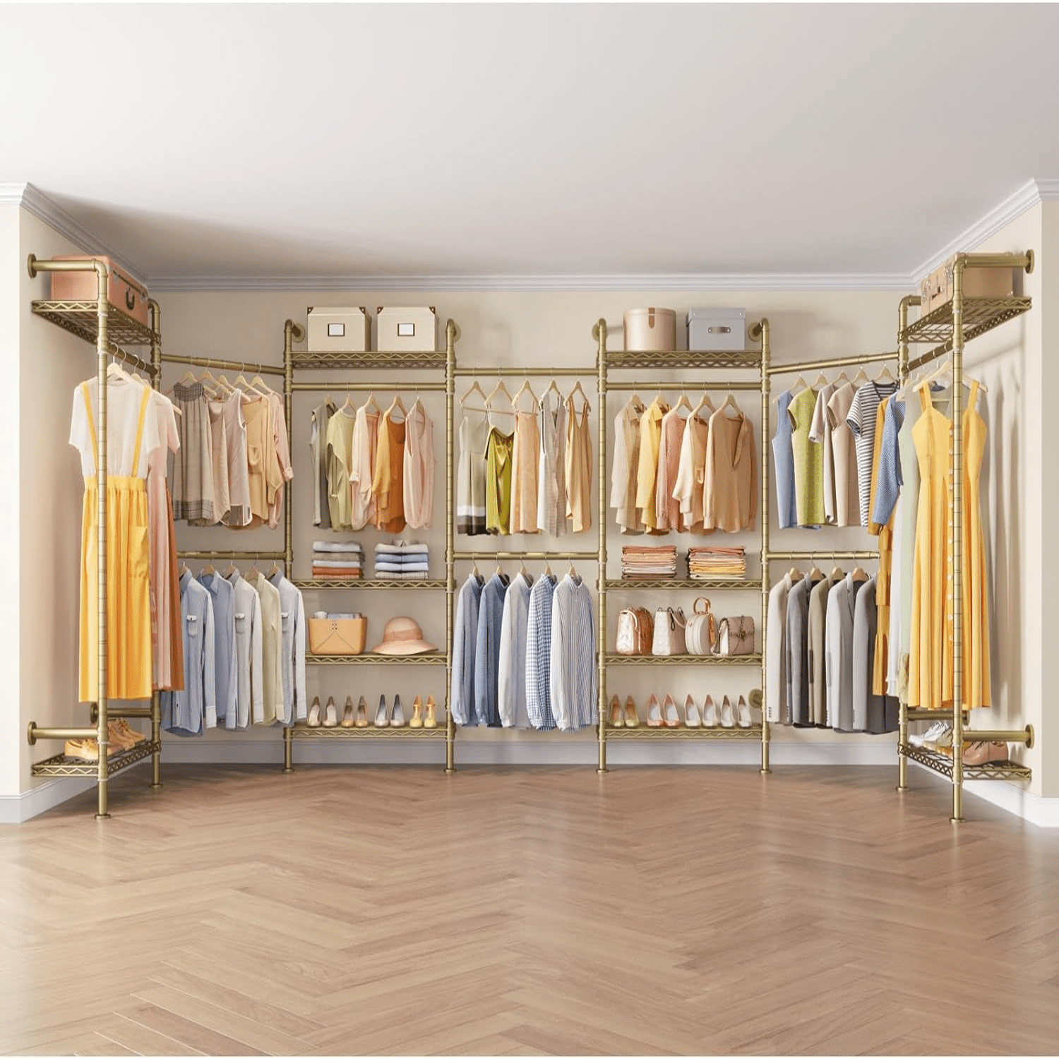 U3 U Shape Garment Heavy Duty Clothes for Hanging Clothes Expandable ...