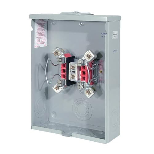 U7040-XL-TG 1 Phase Ringless Meter Socket 4 Jaw 1 Position 200 Amp ...