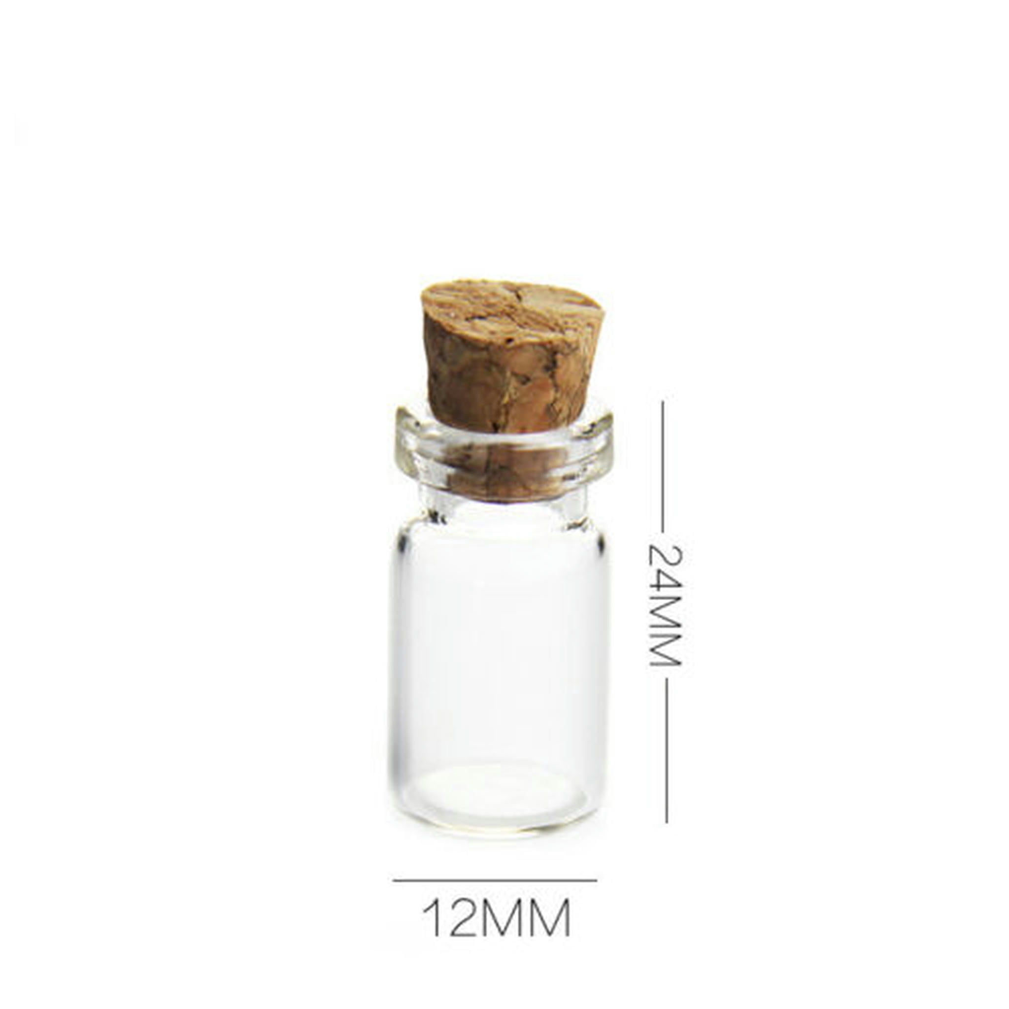U8MO 1.5ml Cork Stopper Glass Vial Jars Containers Bottle Drift Bottle ...